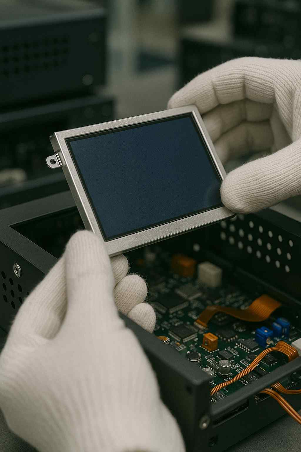 How to disassemble an industrial LCD monitor? What precautions should ...