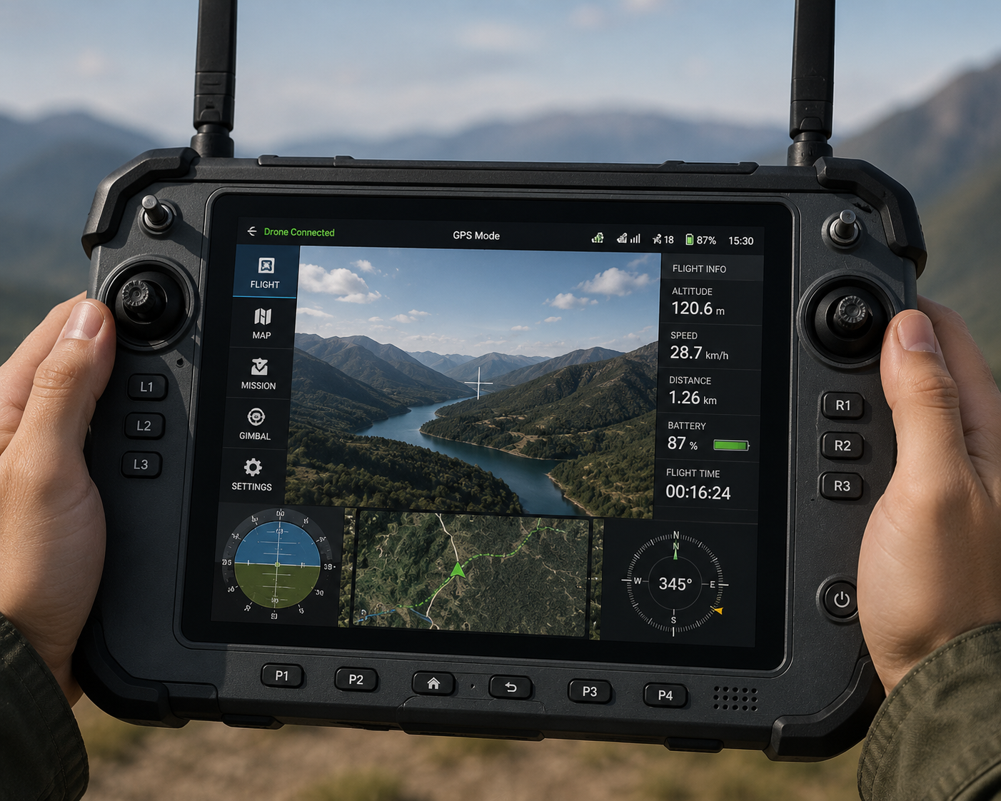 Handheld UAV Ground Control Station Screen Solution: BOE EV101WUM-N80 ...